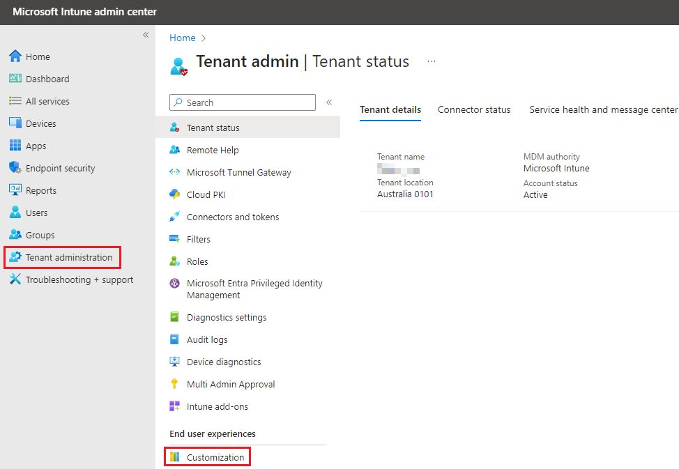 How to customise remove and reset device actions in Company Portal